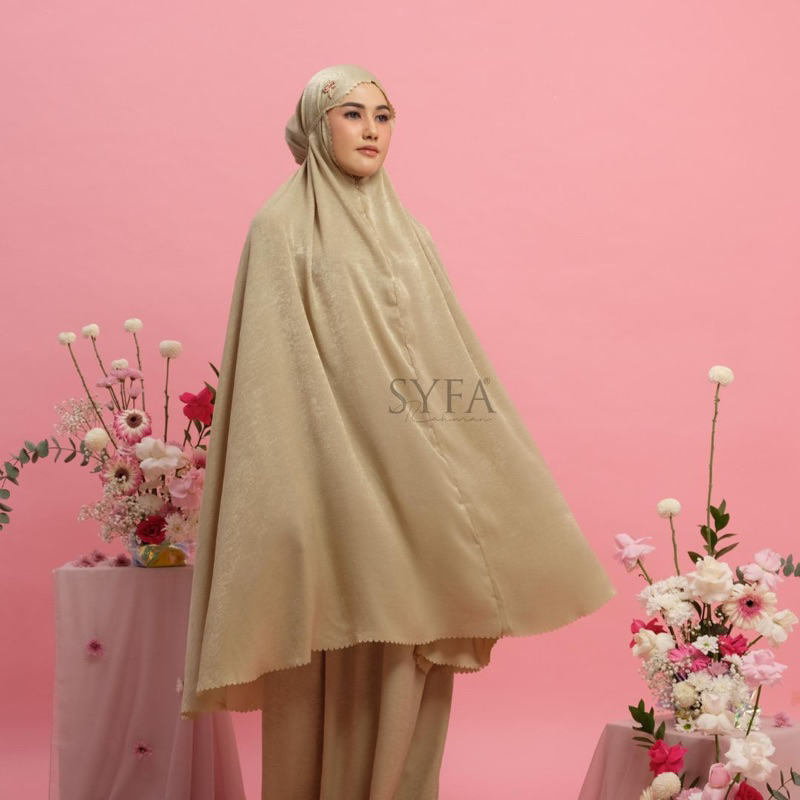Jual Syfa Rahman - Zalina Prayer Set | Mukena Silk Premium | Shopee ...