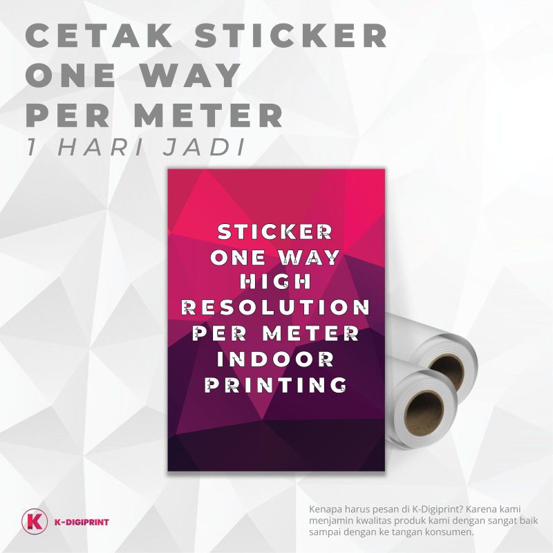 Jual CETAK STICKER ONE WAY VISION / STICKER KACA METERAN HI RES ... Jual CETAK STICKER ONE WAY VISION / STICKER KACA METERAN HI RES ...
