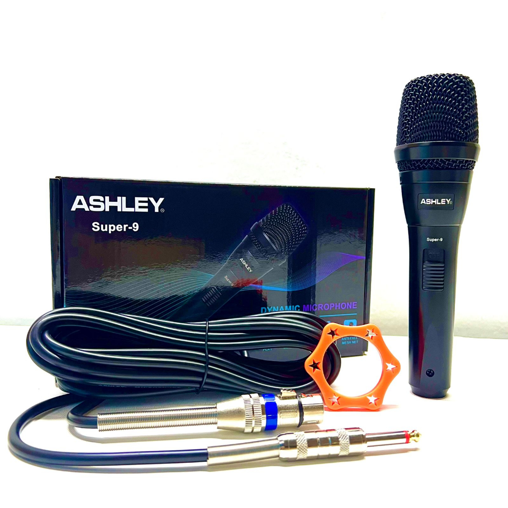 Jual Mic Dynamic microphone kabel Ashley super 9 | Shopee Indonesia