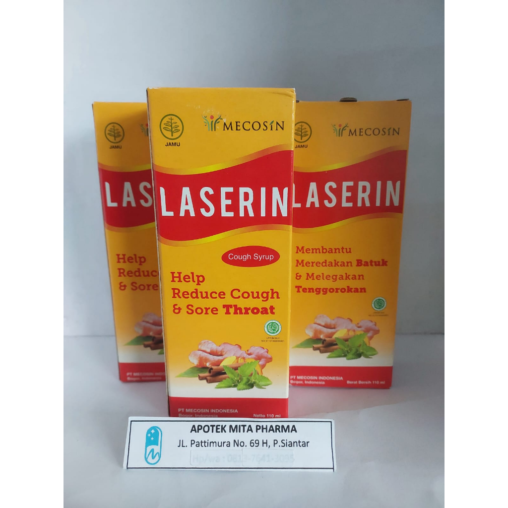 Jual Laserin Cough Syrup 60 ml 110 ml | Shopee Indonesia