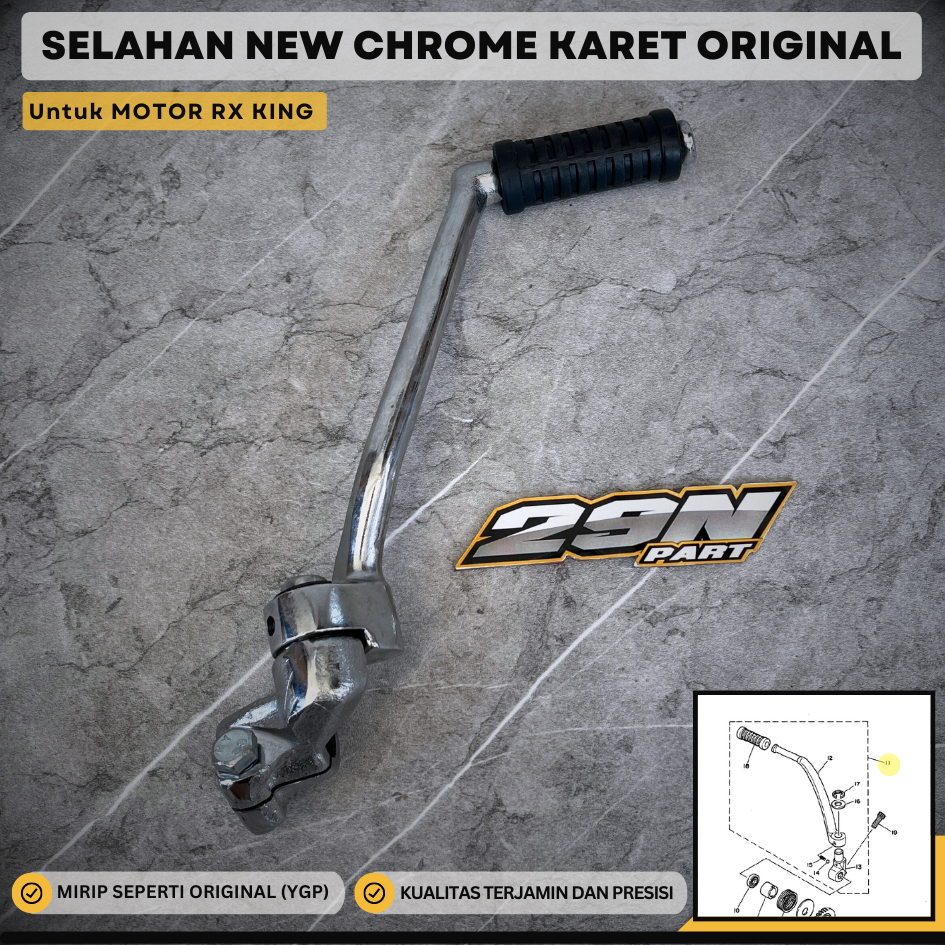 Jual SELAHAN RX KING RXKING RXK RX K NEW CROOM LOKAL KARET ORI | Shopee ...