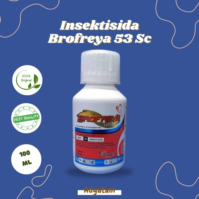 Jual Insektisida Brofreya 53 SC Pembasmi Hama Ulat 100 ml Original ...