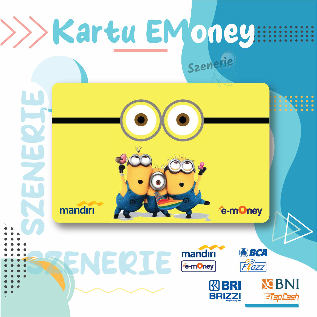 Jual Emoney Minions cute Flazz gen 2 Mandiri BNI BRI BCA Etoll B2 ...