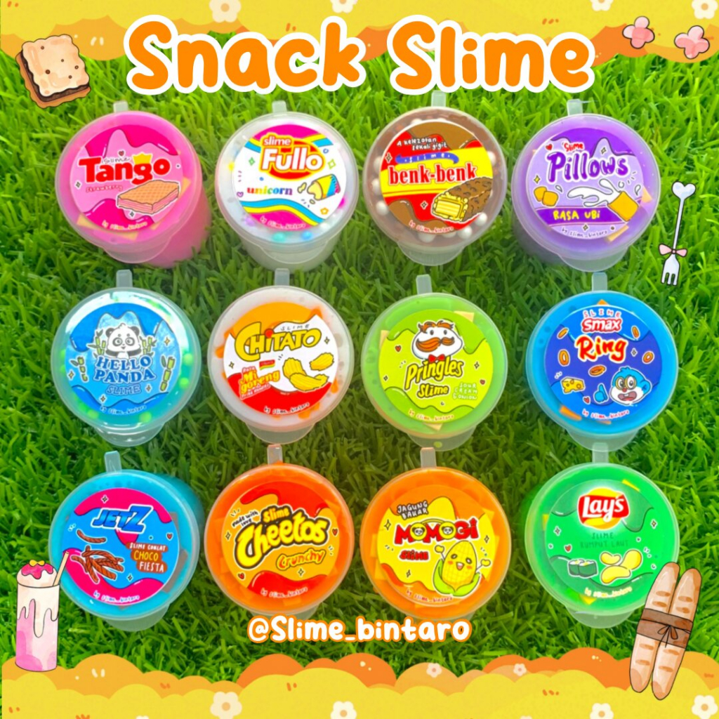 Jual SNACK SLIME 25 ML BY SLIME BINTARO || SLIME SNACK MINI || SLIME ...