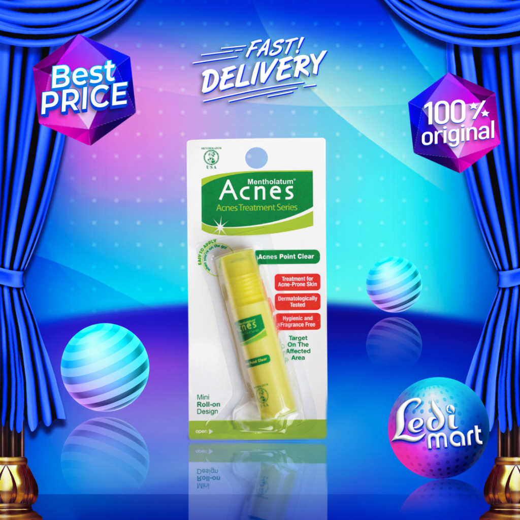 Jual Acnes Point Clear 9ml - Mini Roll On Toner - Pencegah Jerawat ...