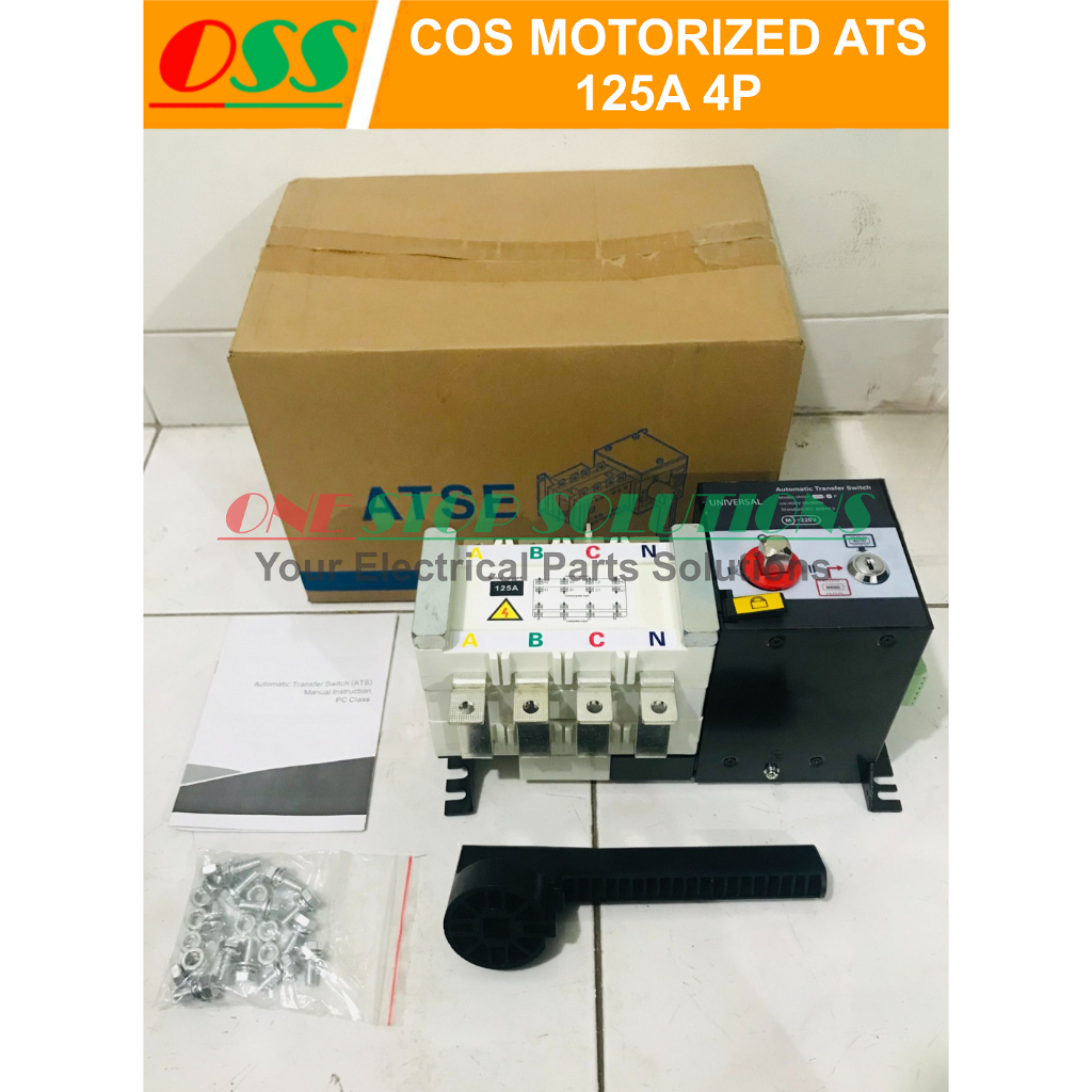 Jual COS MOTORIZED ATS 125A 4P ATS UNIV UNIV-125A UNTUK PANEL ATS AMF ...