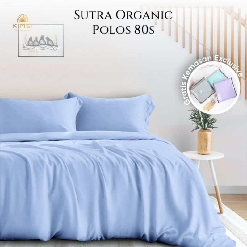 Jual Sprei Set Sutra Organic Jacquard Serat Bamboo Kimsi 180x200 ...