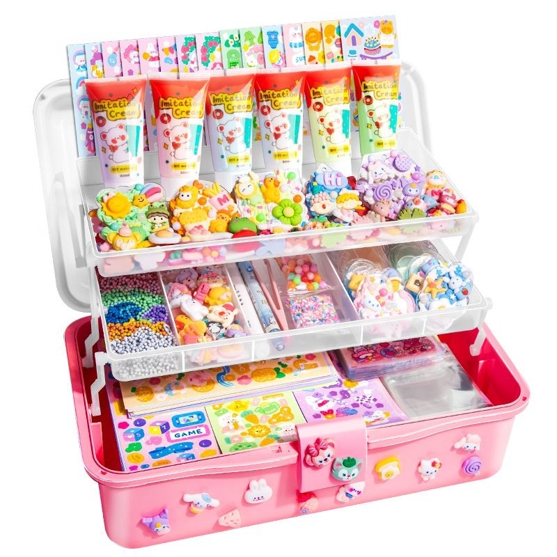 Jual Mainan CREAM GOOKA SET/Deco Cream Set/Clay Cream Kit/Decoden Cream ...