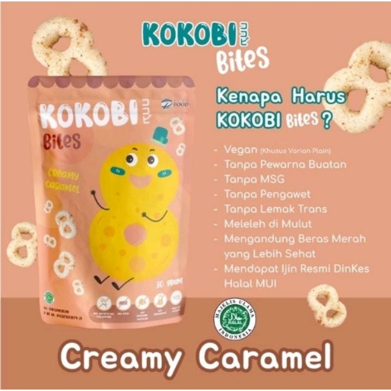 Jual KOKOBI BITES Cemilan anak bayi Kokobi Puff Snack anak bayi NON MSG ...