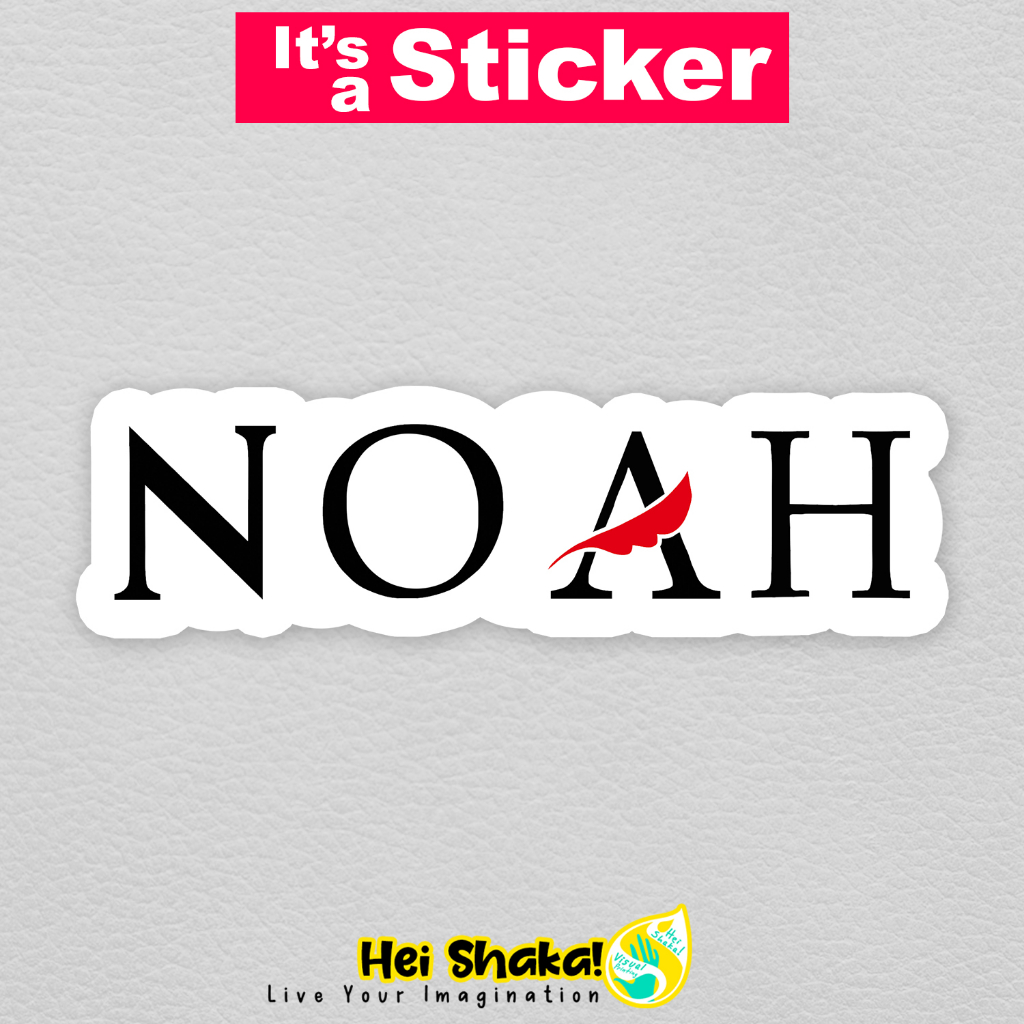 Jual Stiker NOAH Sticker Musik Band Vinyl Anti Air | Shopee Indonesia