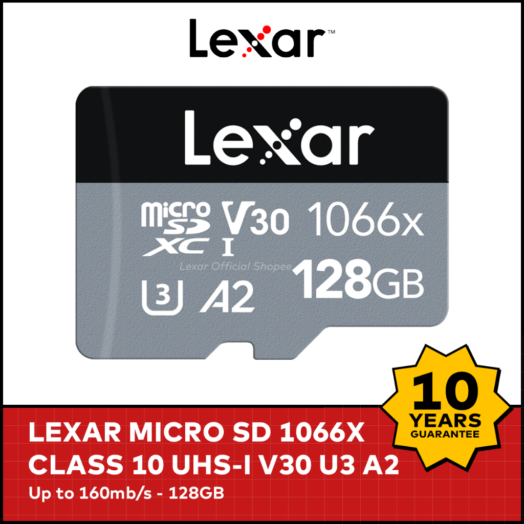 Jual Lexar Microsd Professional 1066x Up to 160MB/s Original - 128GB ...
