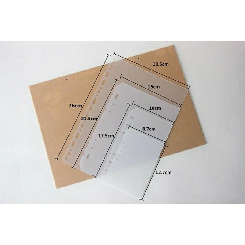Jual Pembatas Binder PVC Doff / Divider - Polos | Shopee Indonesia