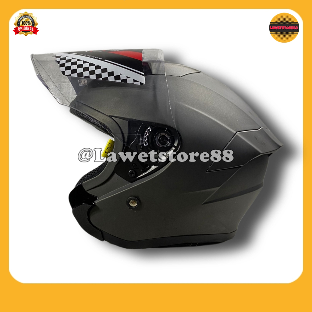 Jual Helmets Sepeda Motor Half Face Gift Sargon Solid Polos Original ...