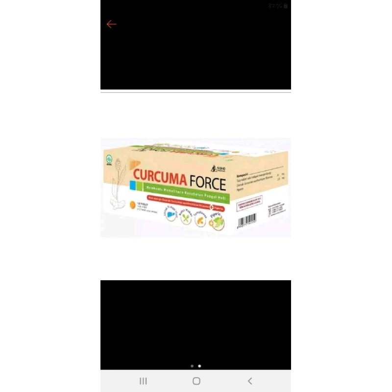 Jual CURCUMA FORCE TABLET/HARGA PERSTRIP ED 2025 | Shopee Indonesia