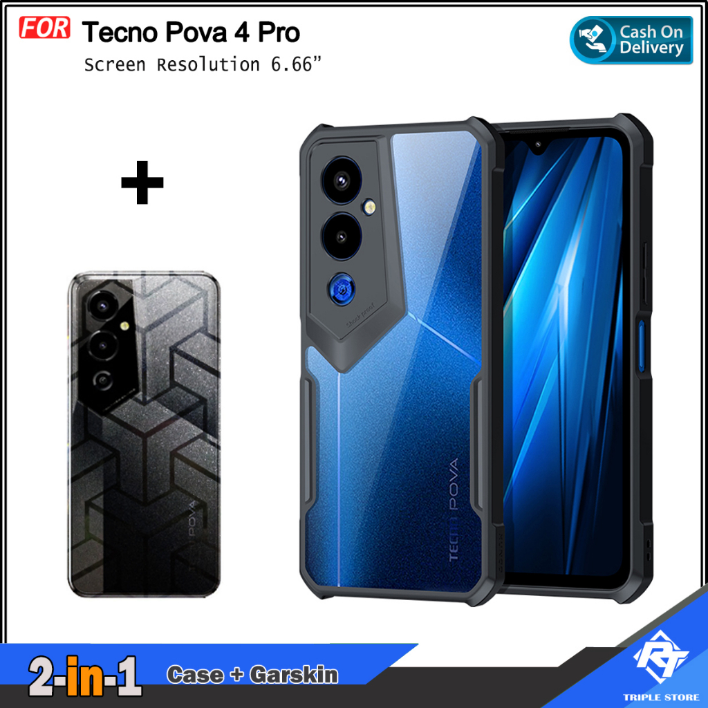 Jual Paket 2in1 Case Garskin Tecno Spark 20 Pro Plus Spark 20C Camon 20 20 Pro Pova 5 5 Pro Pova ...