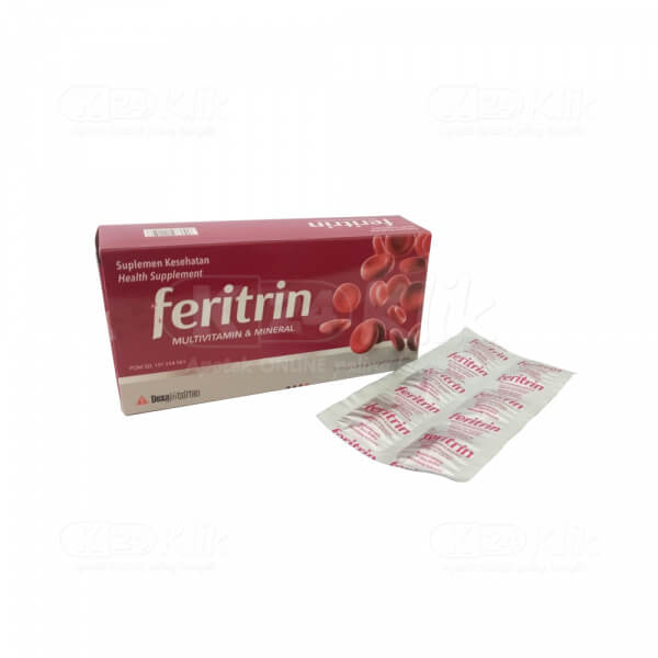 Jual Feritrin 1 Strip Isi 6 Tablet / Suplemen Ibu Hamil Menyusui Kurang ...