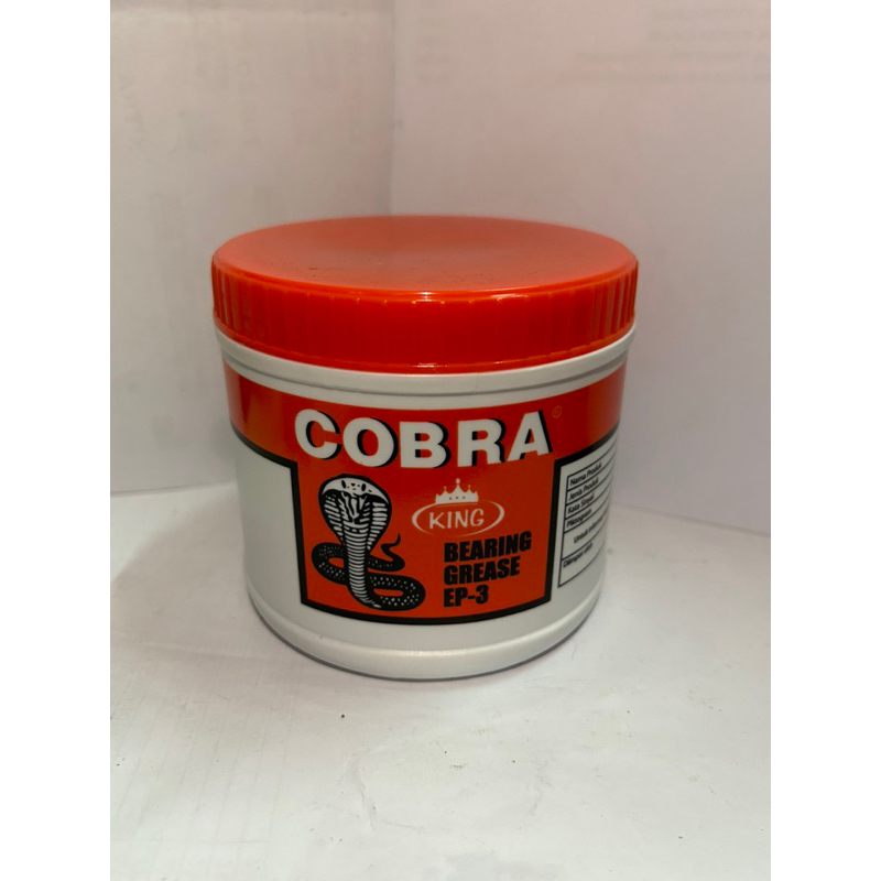 Jual GREASE COBRA KING ORANGE OREN STEMPET EP-3 500gr ORIGINAL ASLI ...