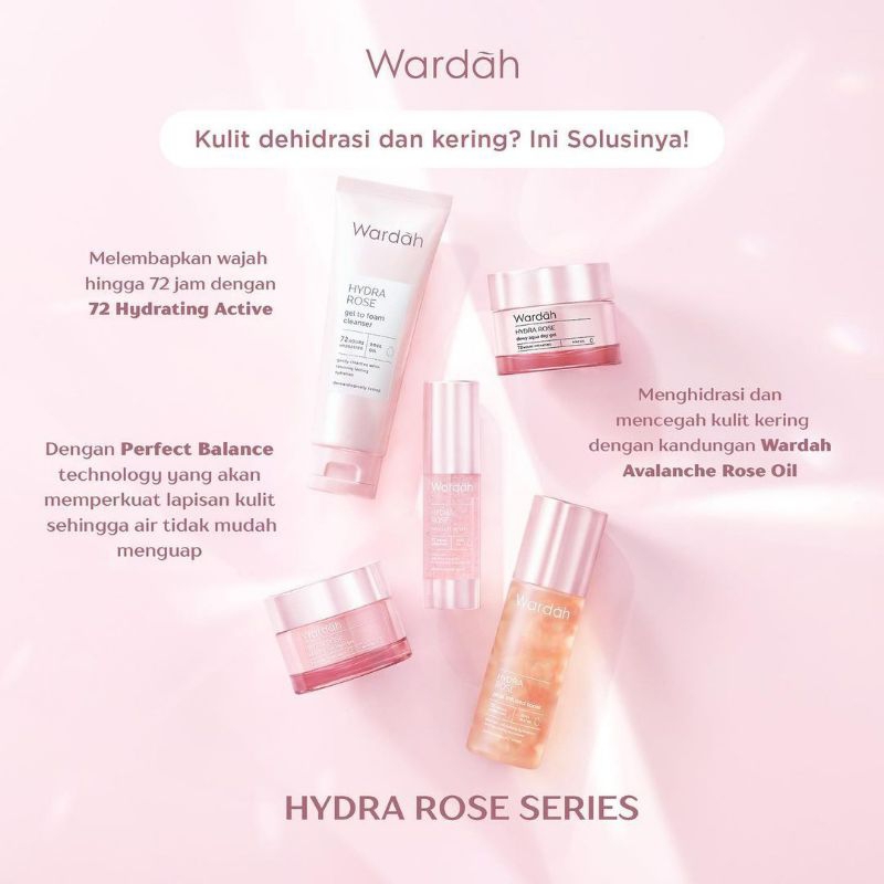Jual WARDAH Hydra Rose Series | Shopee Indonesia