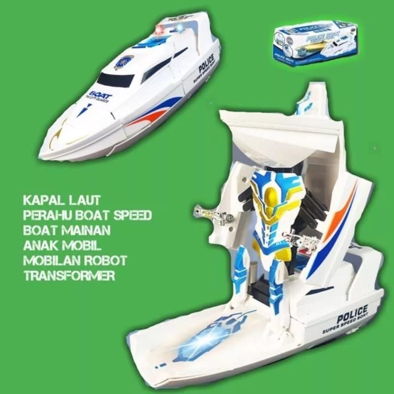 Jual Mainan Perahu Jadi Robot.. Mainan Kapal Jadi Robot.. Mainan Kapal ...