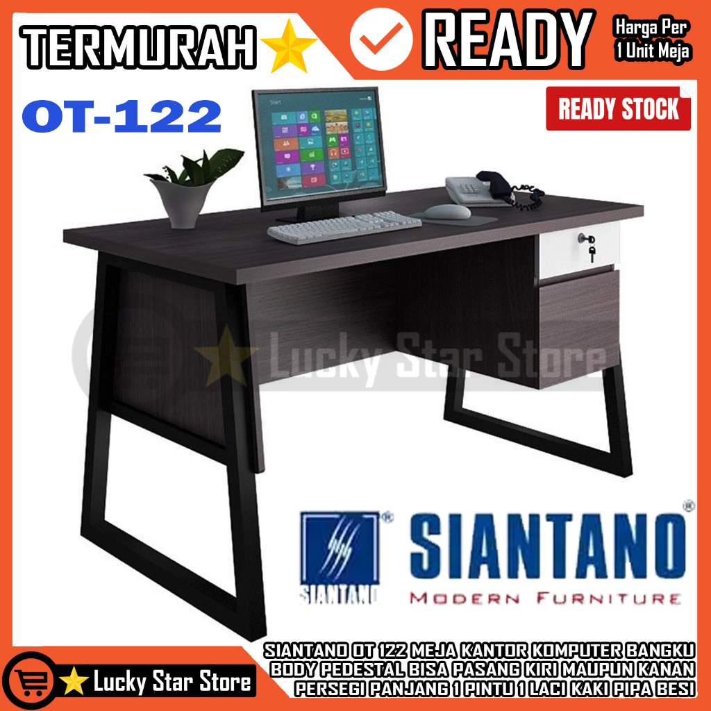 Jual (INSTANT) MEJA KANTOR SIANTANO OT 122 BANGKU MEJA KOMPUTER BELAJAR ...