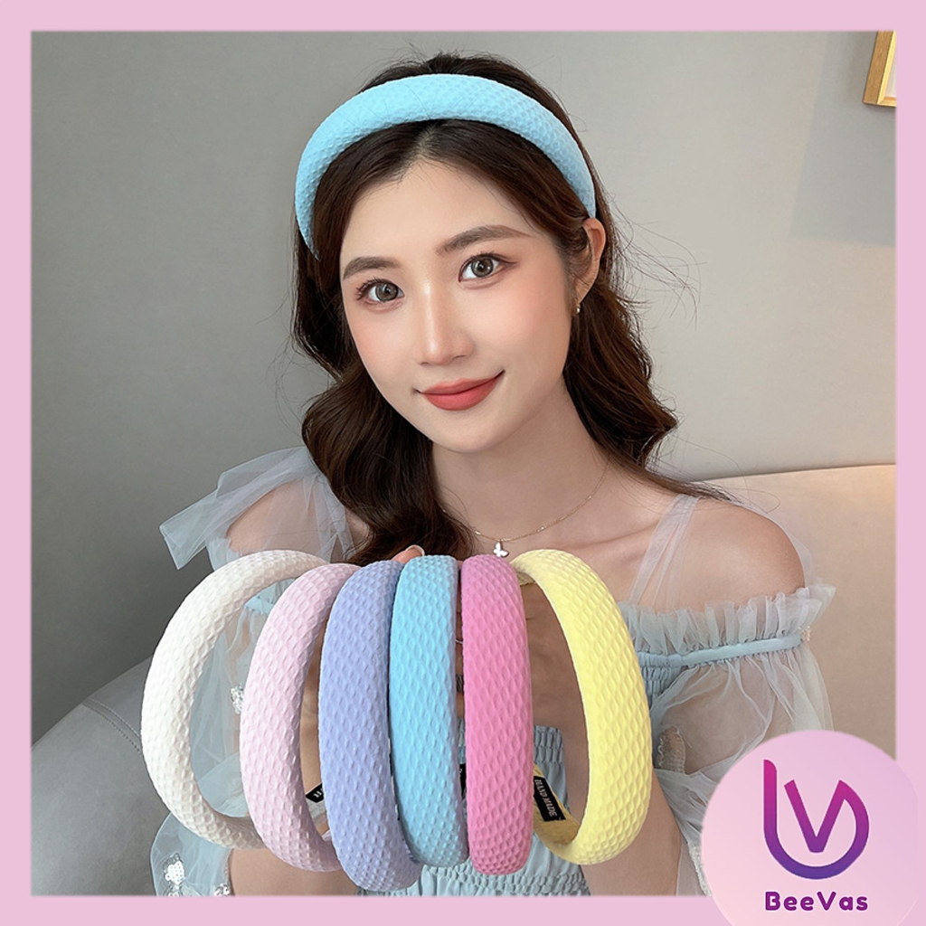 Jual BV.ID BD976 Bando Bandana Polos Bahan Kain Elastis Empuk Korea ...