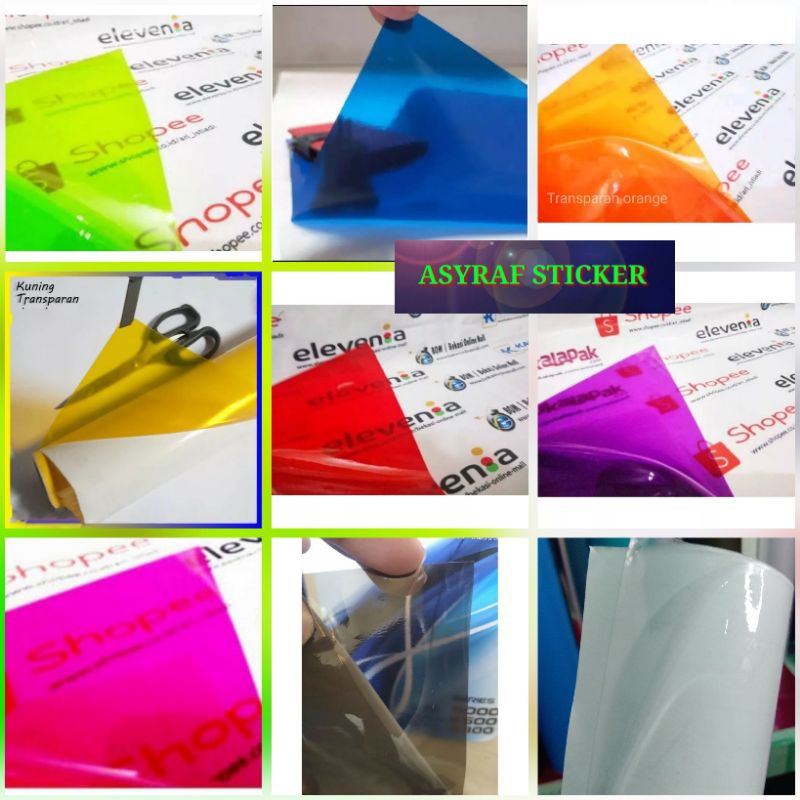 Jual SKOTLET STICKER MOTOR WARNA HIJAU BIRU ORANGE KUNING MERAH UNGU ...