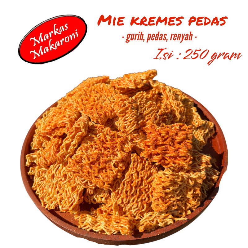 Jual Mie Kremes Pedas 250 gram | Shopee Indonesia