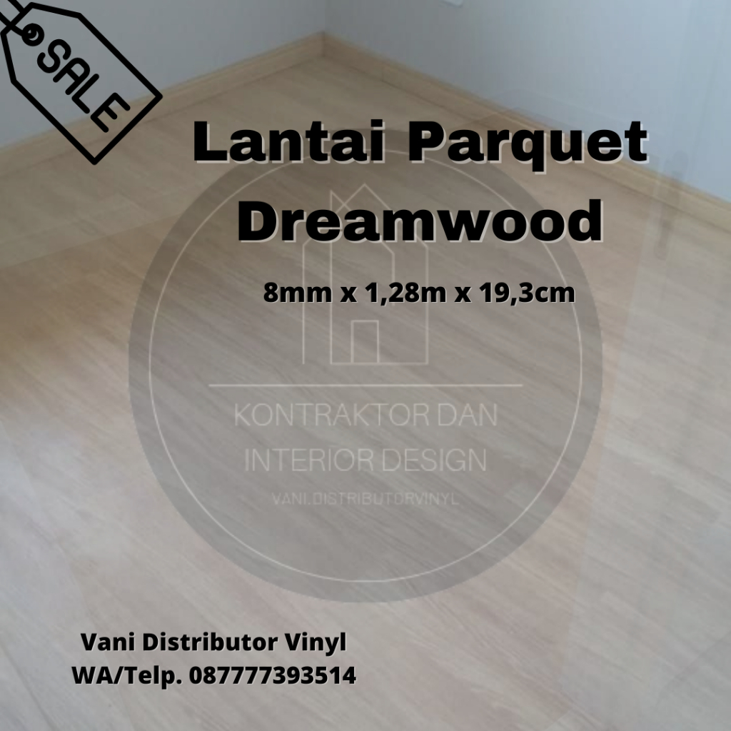 Jual Flooring/Lantai Kayu/Parquet Dreamwood - Tebal 8mm | Shopee Indonesia
