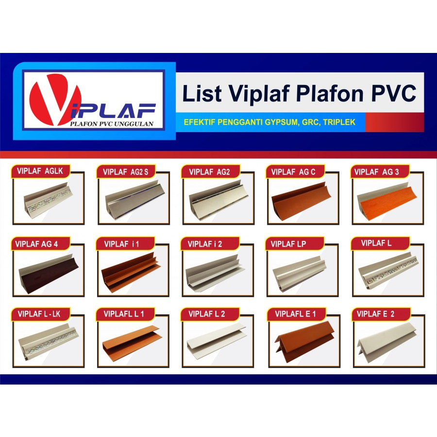 Jual LIS PROFIL PLAFON MOTIF PVC PLAFON VPC ATAP | Shopee Indonesia