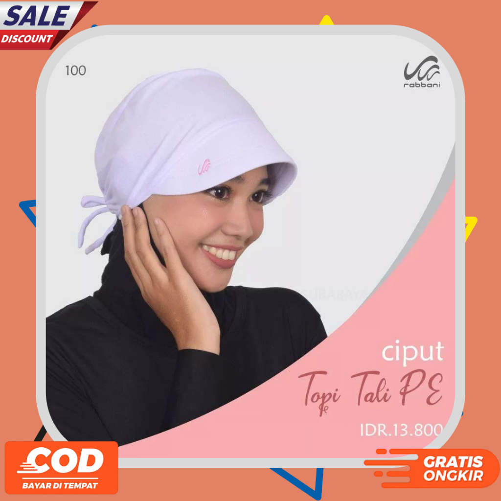 Jual Ciput Topi Cepol Tali Rabbani/Daleman Jilbab/Kerudung Kaos Polos ...