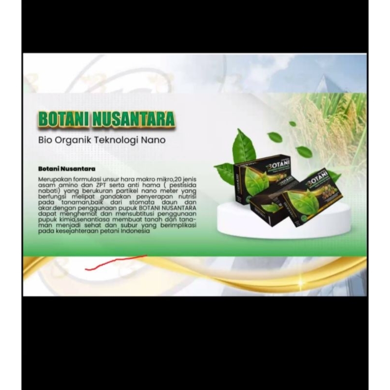Jual Pupuk Organik BOTANI Original ( bio organik tekhnologi nano ...