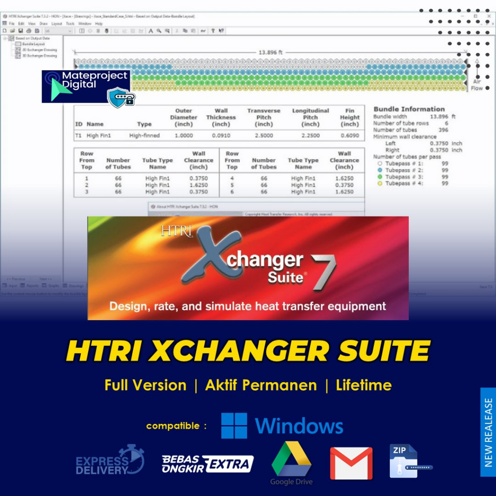 Jual Software HTRI Xchanger Suite 9 Full Version HTRI Xchanger 7.3.2 ...