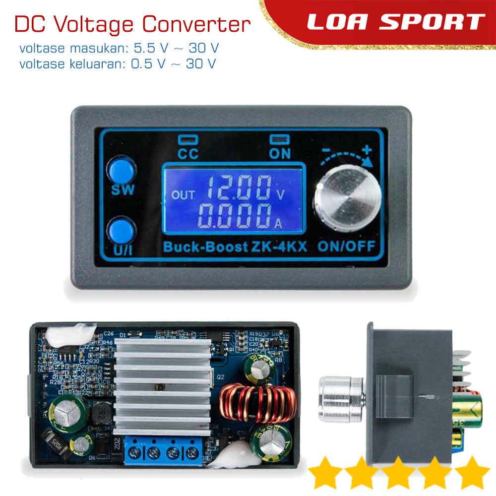Jual Alat Pengubah Voltase Listrik DC Voltage Converter Step Up Step ...