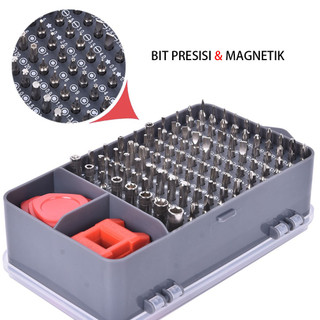 Jual Obeng Full Set 115 in 1 Obeng Set Komplit Serbaguna Mini Alat ...