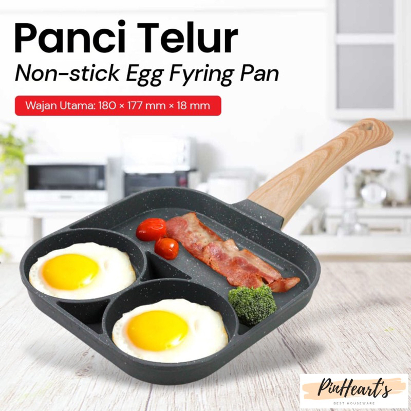 Jual WAJAN PANCI PENGGORENGAN TELUR PANCAKE 4 LUBANG & 2 LUBANG NON ...