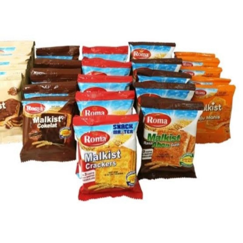 Jual ROMA MALKIST 1 RENCENG ISI 10 BUNGKUS | Shopee Indonesia