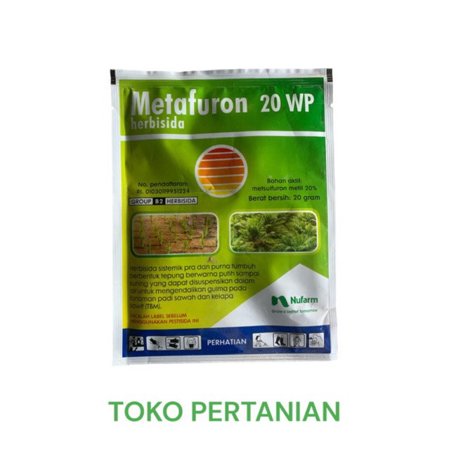 Jual METAFURON 20 WP 20 gr Herbisida Sistemik Pra dan Purna Tumbuh ...