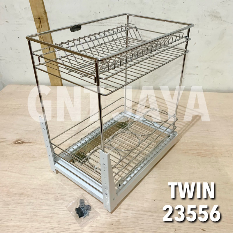 Jual RAK PIRING 23556 fb bisa dilepas pasang + tempat botol organizer ...