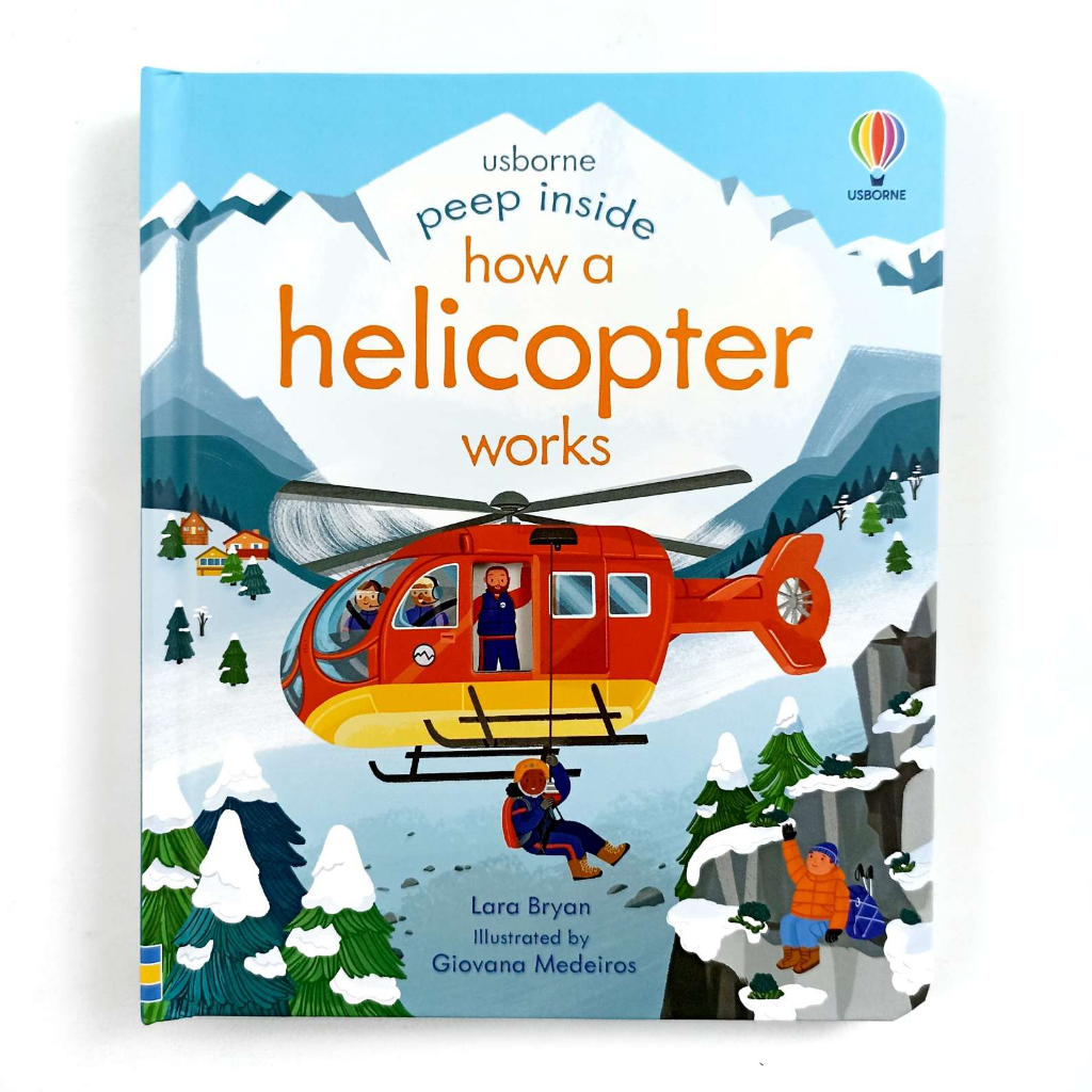 Jual ORIGINAL Usborne Peep Inside How a Helicopter Works - Leon Books ...