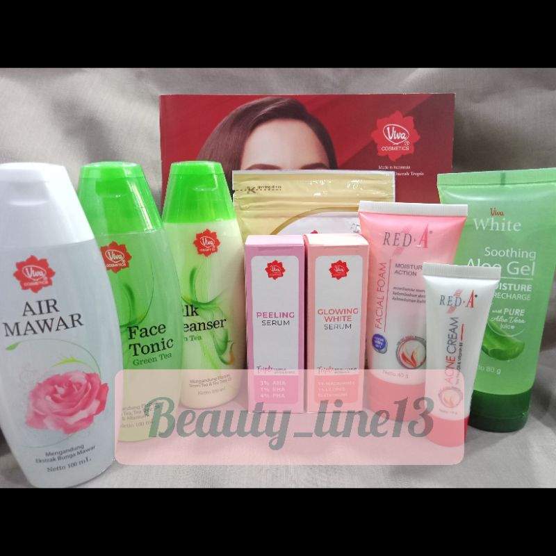 Jual VIVA PAKET FACIAL LENGKAP PEELINGSERUM//EKSFOLIASI//PAKET LENGKAP ...