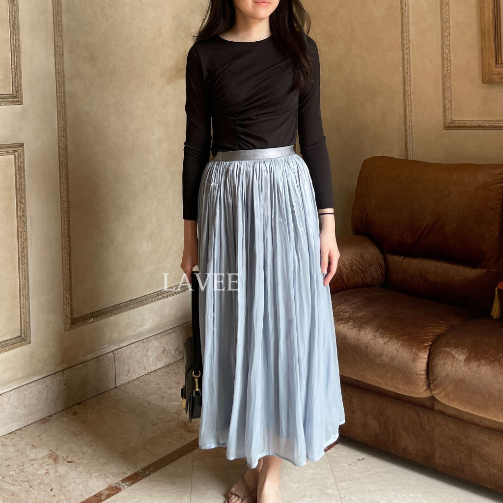 Jual LAVEE - Claudia Shimmer Skirt - LAVEE APPAREL / Rok Shimmer Maxi ...