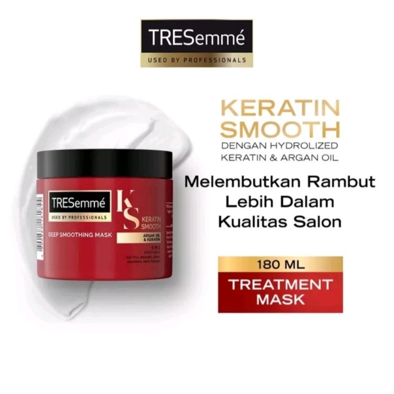 Jual Tresemme Keratin Deep Smoothening Hair Mask | Shopee Indonesia