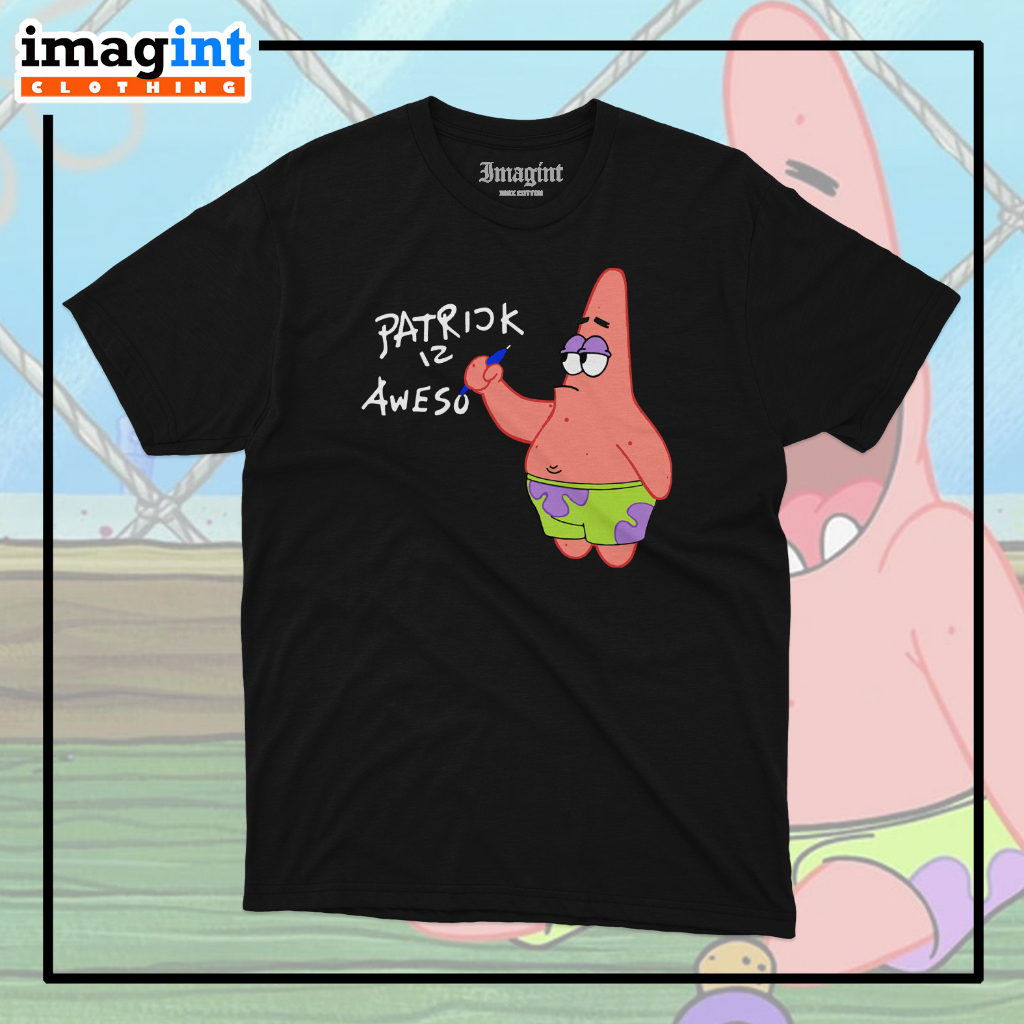 Jual BAJU KAOS PATRICK STAR IS AWESO | Shopee Indonesia