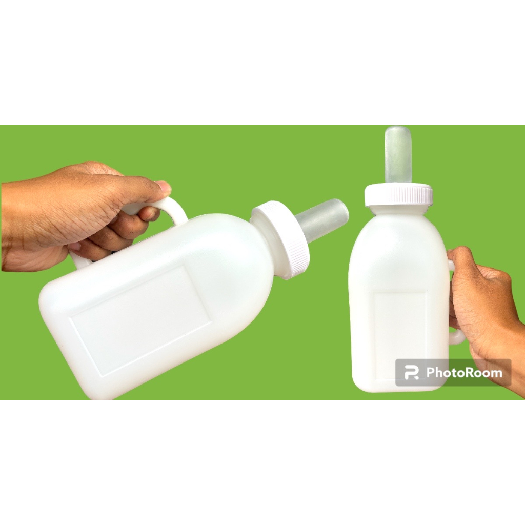 Jual 1 Liter Botol Susu Hewan Ternak anak Kambing Sapi Pedet Cempe Kuda ...