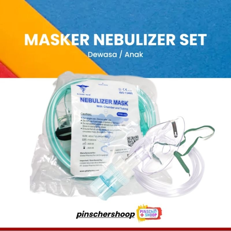 Jual Masker Nebulizer Anak Nebulizer Set Mask Child / Pcs | Shopee ...