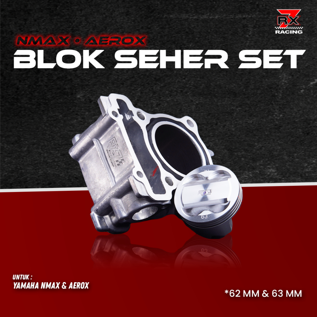 Jual Blok Seher Nmax Aerox Lexy R15 V3 Boreup Set Ukuran 62mm 63mm Rx7 ...