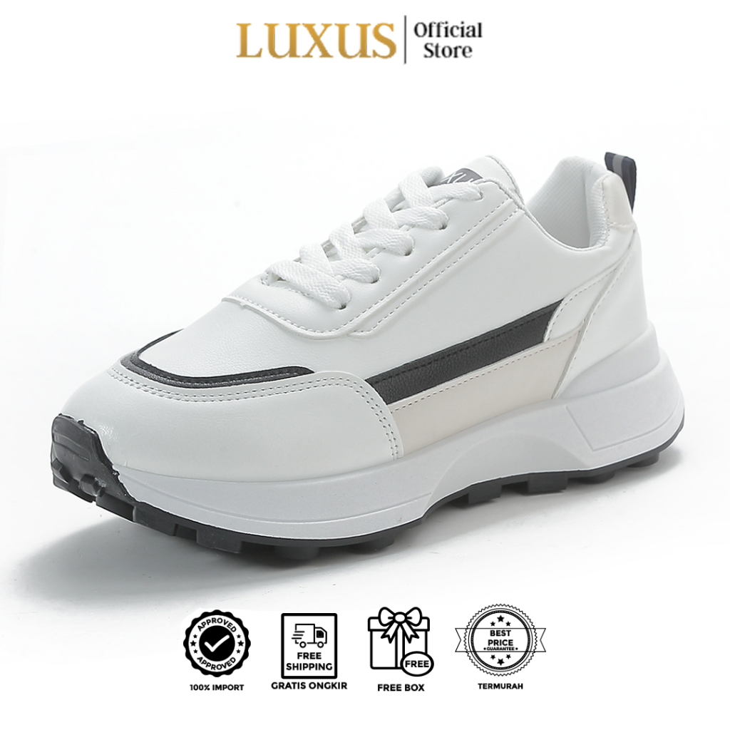 Jual Luxus Kimi Sepatu Sneakers Wanita Casual Korean Style Sport Shoes - Lx1006 | Shopee Indonesia
