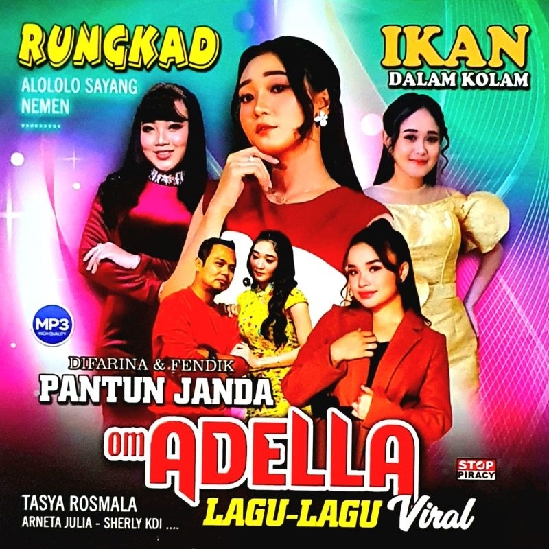 Jual KASET MP3 DANGDUT OM ADELLA ALBUM TERBARU 2023 - KASET DANGDUT KOPLO TERBARU - KASET ...