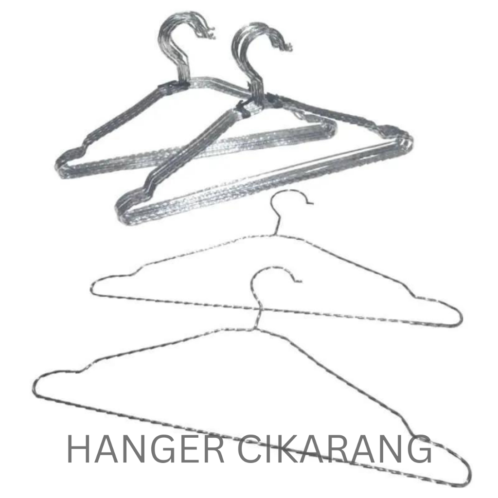 Jual HANGER BESI KAWAT ULIR/ ( 10 PCS) | Shopee Indonesia