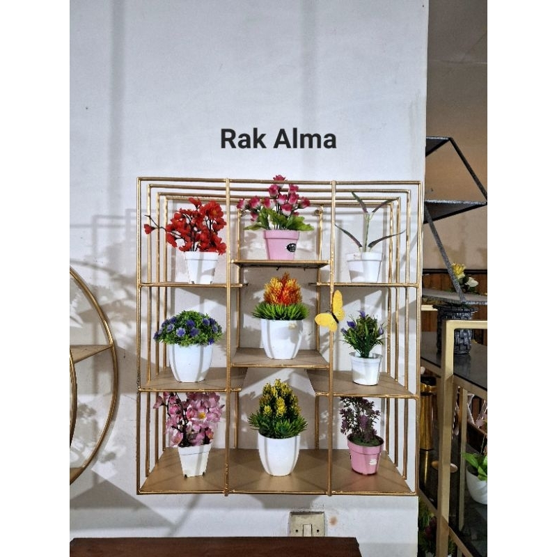 Jual Rak Hias Dinding Bahan Besi | Shopee Indonesia
